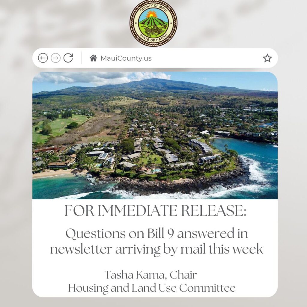 2025 – Maui County Council