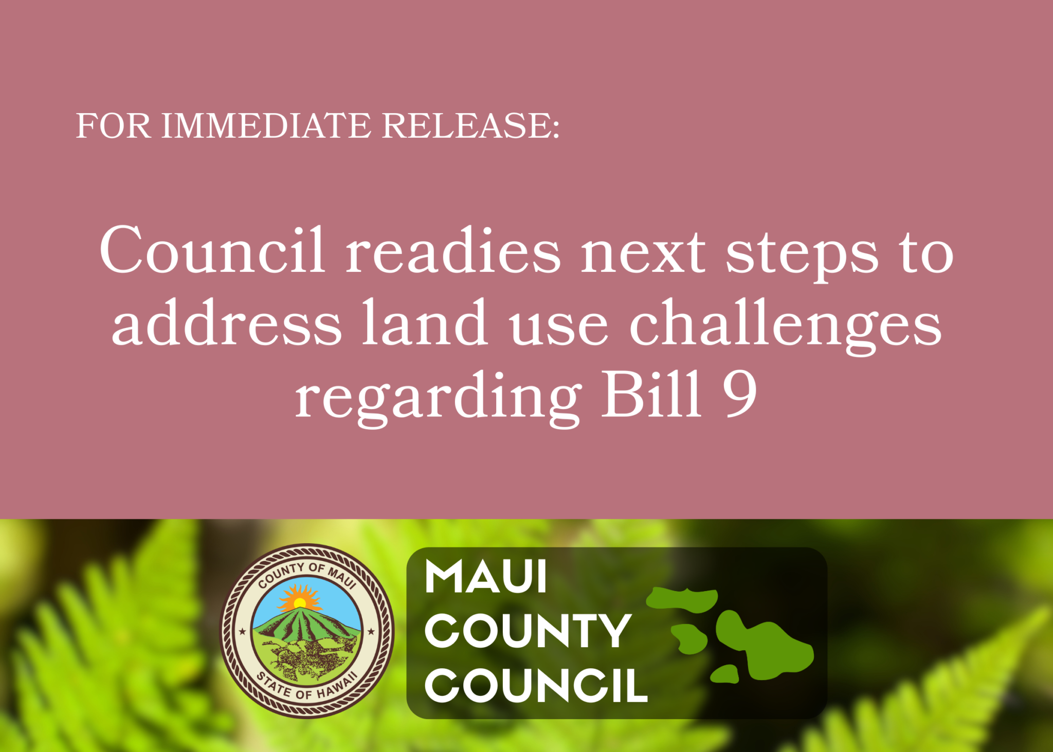 Maui County Council – News and events from the Maui County Council